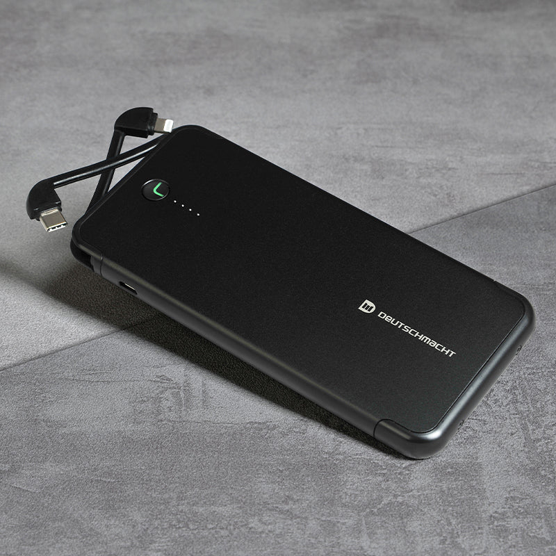 DM Built-in Dual Cables 10,000 mAh Power Bank – Fortune Fountains